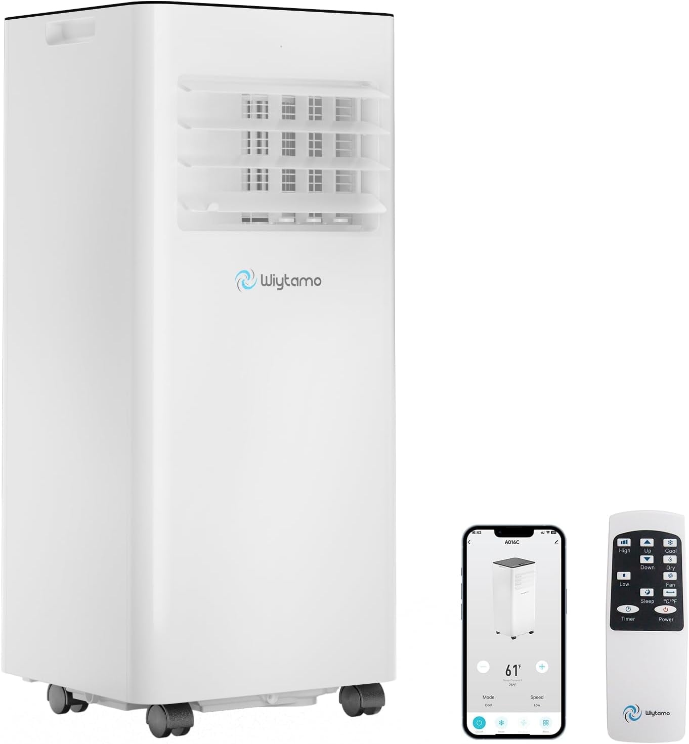 10,000 BTU Portable Air Conditioners, Cool, Dehumidifier & Fan 3 in 1 Air Conditioner, Room Air ...