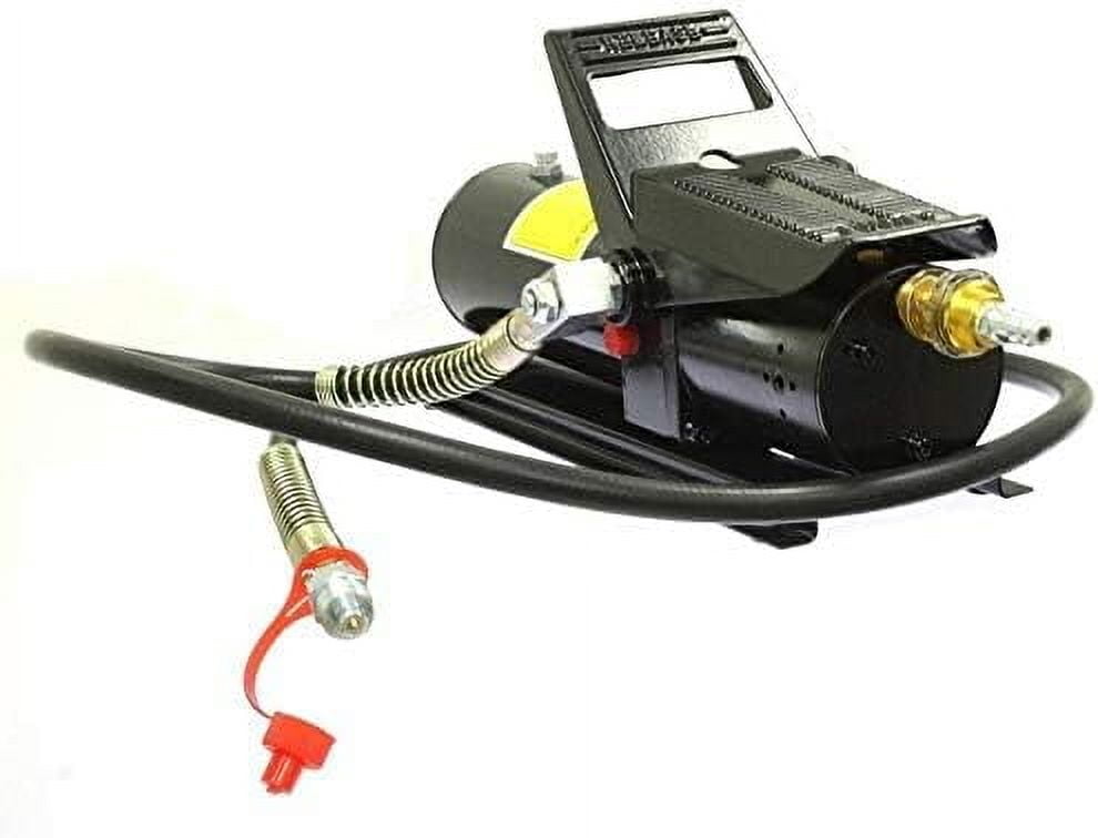 10,000 PSI Porta Power AIR Hydraulic Foot Pump Control with 5 Feet Hose ...