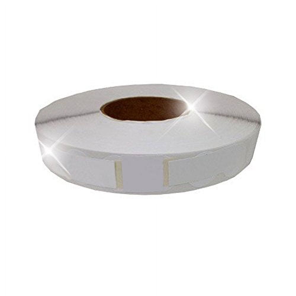 10,000 Tabs Per Roll White 1.5" Wafer Tab Seals (No Perf) (3 Rolls ...