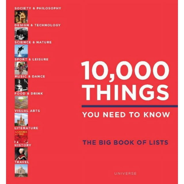 10,000 Things You Need to Know : The Big Book of Lists (Hardcover ...