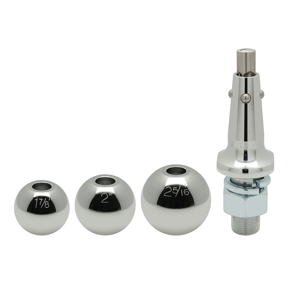 10,000 lb 1" Shank with 1 7/8" and 2" and 2 5/16" Balls Interchangeable ...