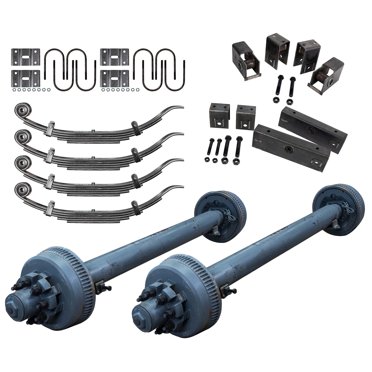 8000 lb TK Hybrid Tandem Axle Bumper Pull Trailer Parts Kit - 16K ...