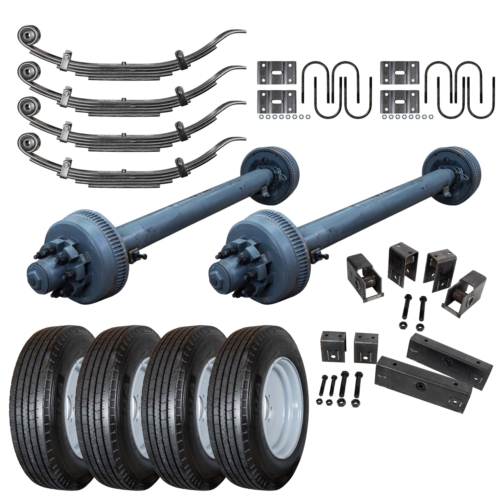 10,000 lb Tandem Axle Super Single TK Trailer Kit - 20K Capacity ...