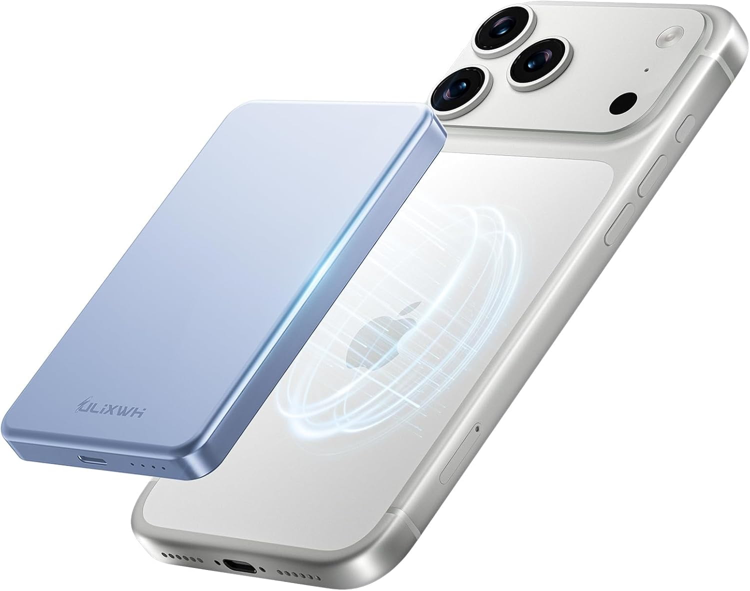 10,000mAh for MagSafe Power Bank Ultra Slim, Magnetic Wireless Charger ...