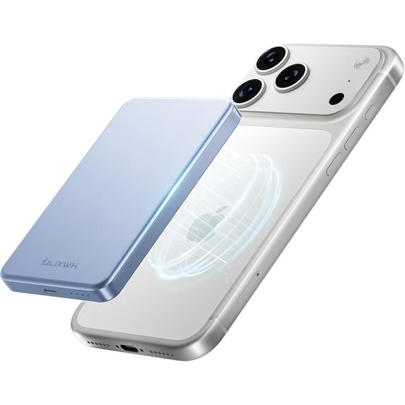 10,000mAh for MagSafe Power Bank Ultra Slim, Magnetic Wireless Charger ...