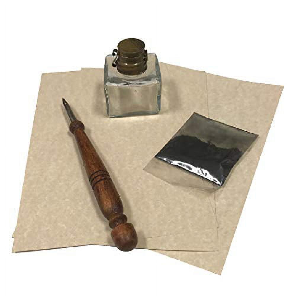 10-1/2" Colonial Style Distressed, Teak Wood Writing Box Reproduction ...