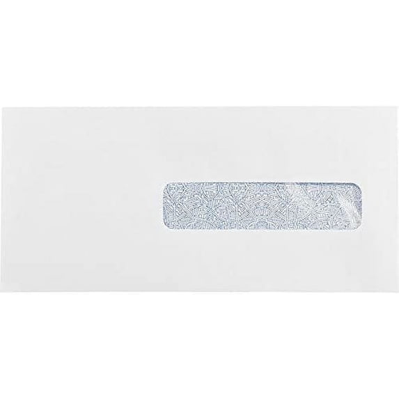 #10 1/2 Window Envelopes (4 1/2 x 9 1/2) -24lb. White w/Sec Tint ...