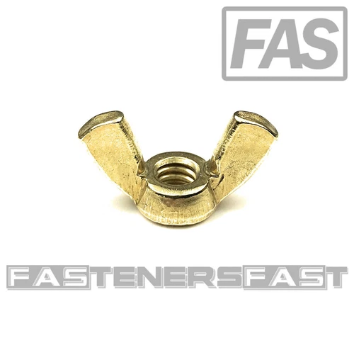 (10) 1/4-20 Solid Brass Wing Nuts 1/4-20 Butterfly Nuts Brass - Walmart.com