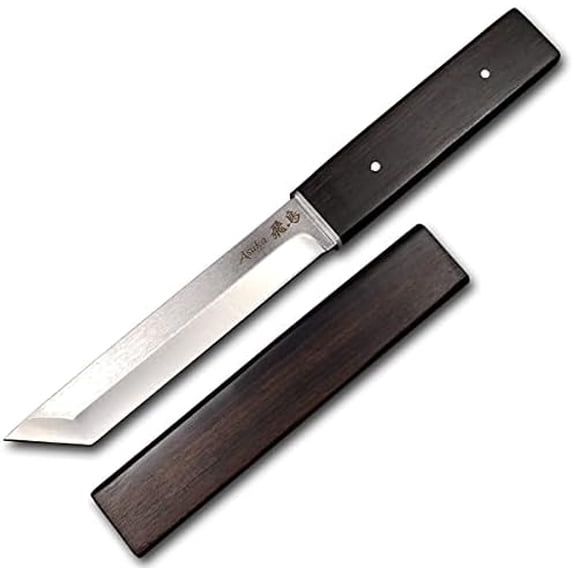 10 1/4" Modern Japanese Samurai Damascus Tanto 420 Stainless Steel Full ...