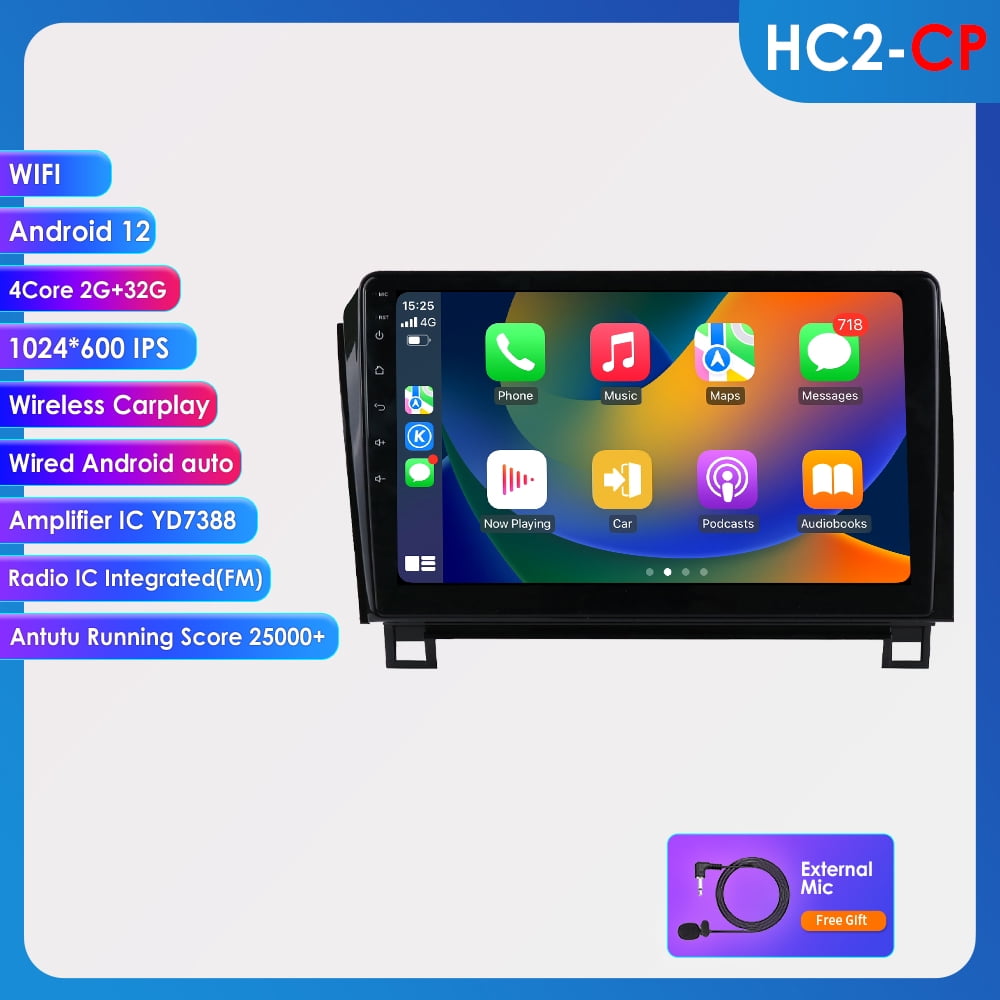 10.1" Android 12 Bluetooth Carplay 2+32GB Car Radio Stereo Head Unit GPS Navigation Player For ...