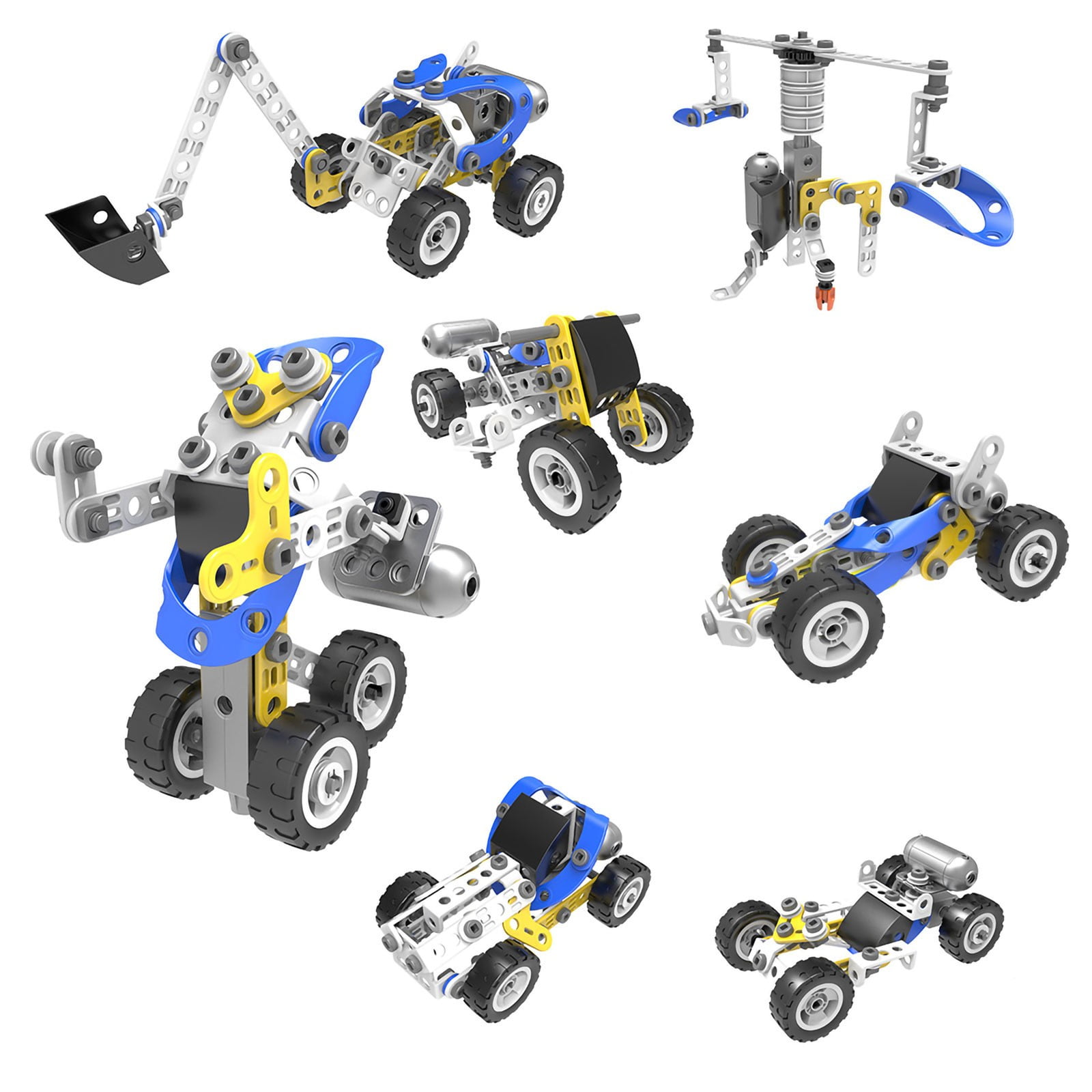 10 In 1 Building Toys For Kids STEM Toys For 5 6 7 8+ Year Old Boy ...