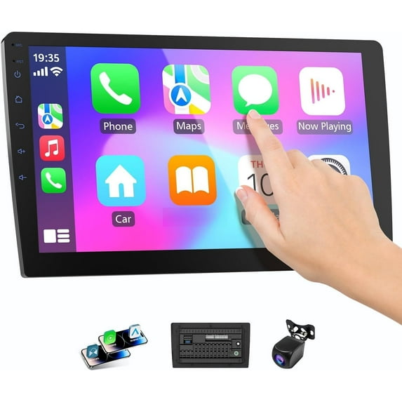 10.1" Double Din Stereo with , and Stereo, Backup Camera, GPS ...