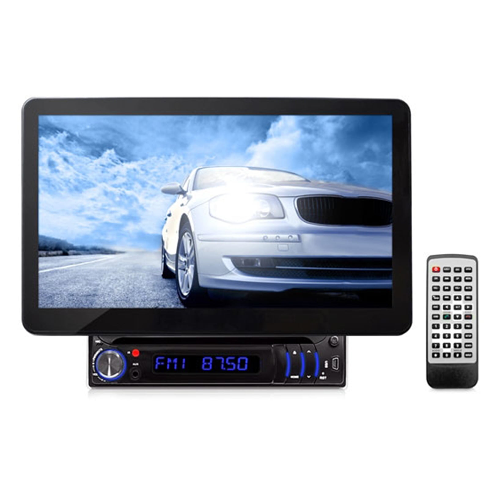 10.1" Hi-Res Touch Display Multimedia Receiver Headunit, Motorized ...