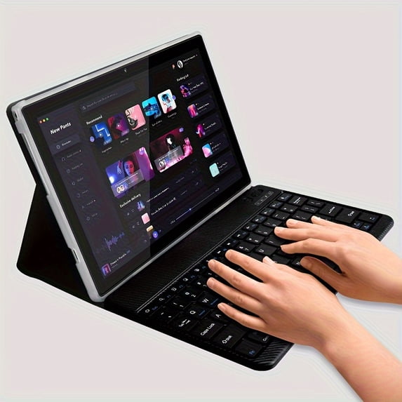 10.1-Inch Android 14 2-in-1 Tablet - 12GB(4+8 Expandable) RAM 128GB ROM ...