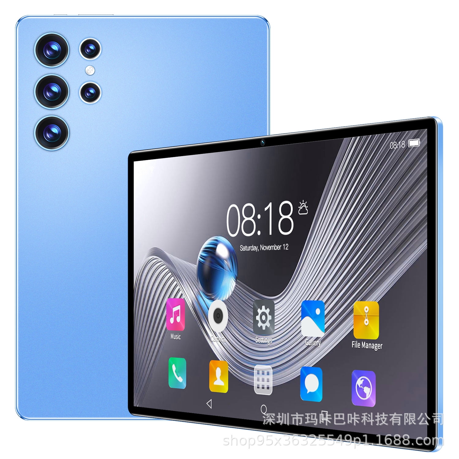10.1 Inch Metal Android Tablet with OctaCore Processor 32GB SSD Dual ...