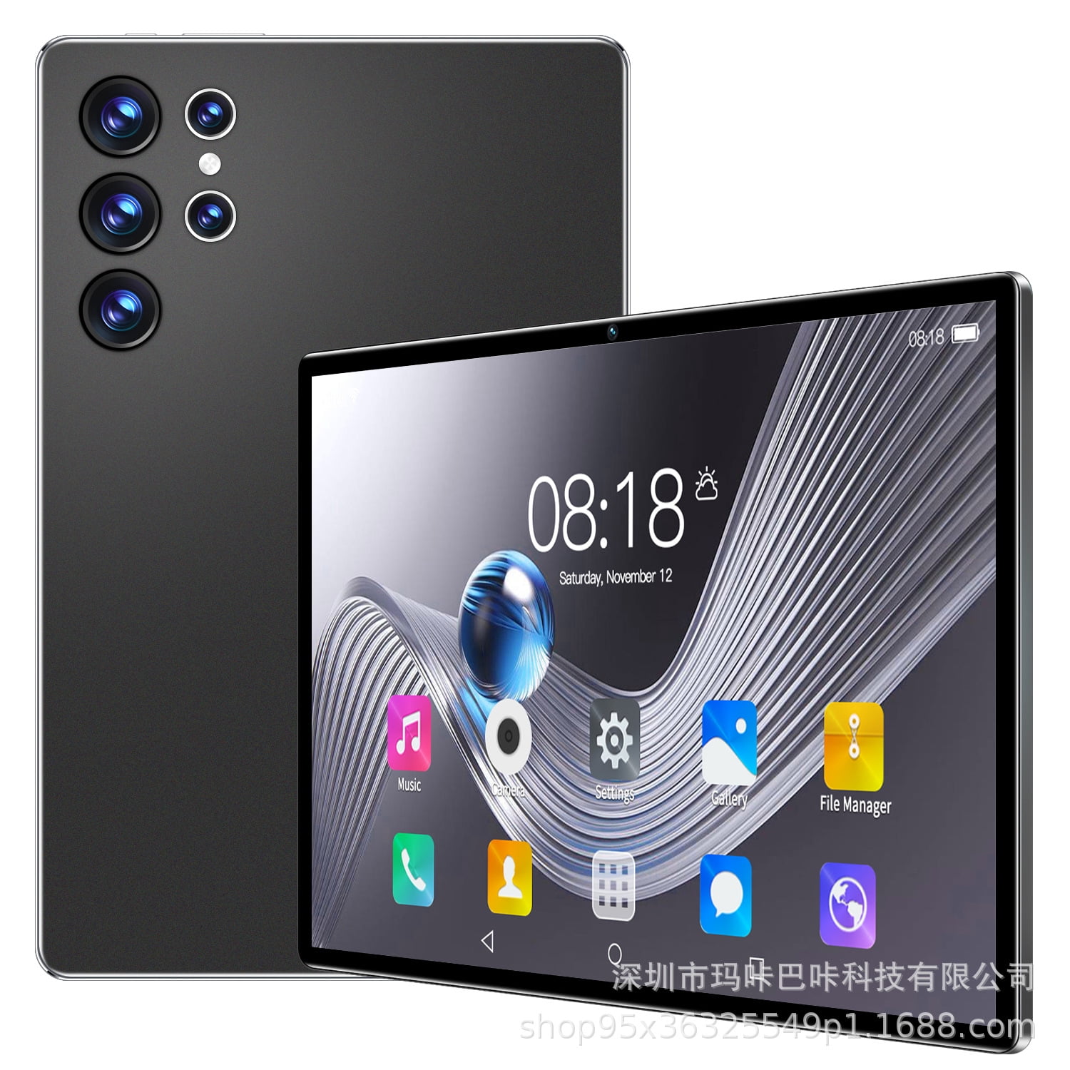 10.1 Inch Metal Android Tablet with OctaCore Processor 32GB SSD Dual ...