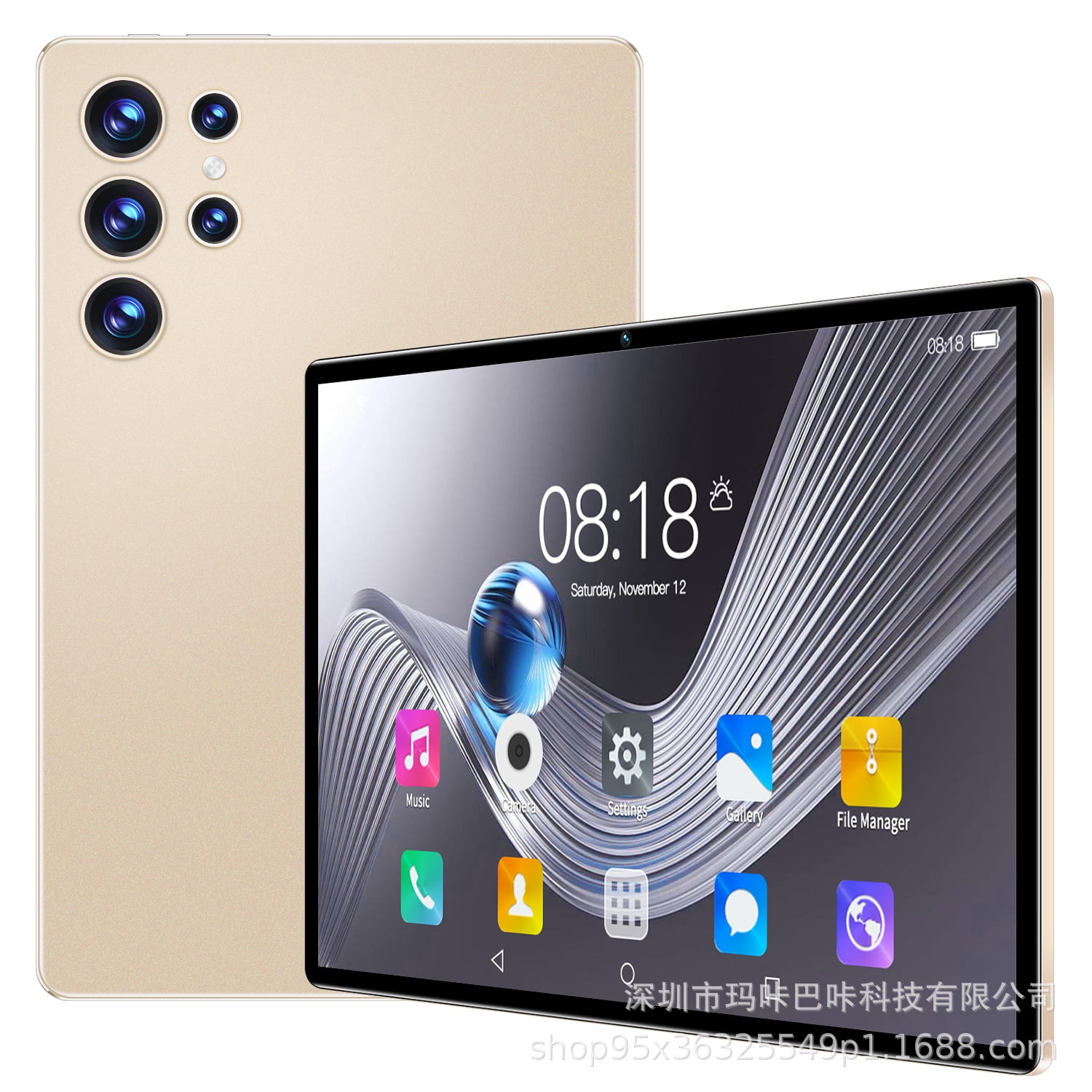 10.1 Inch Metal Android Tablet with OctaCore Processor 32GB SSD Dual ...