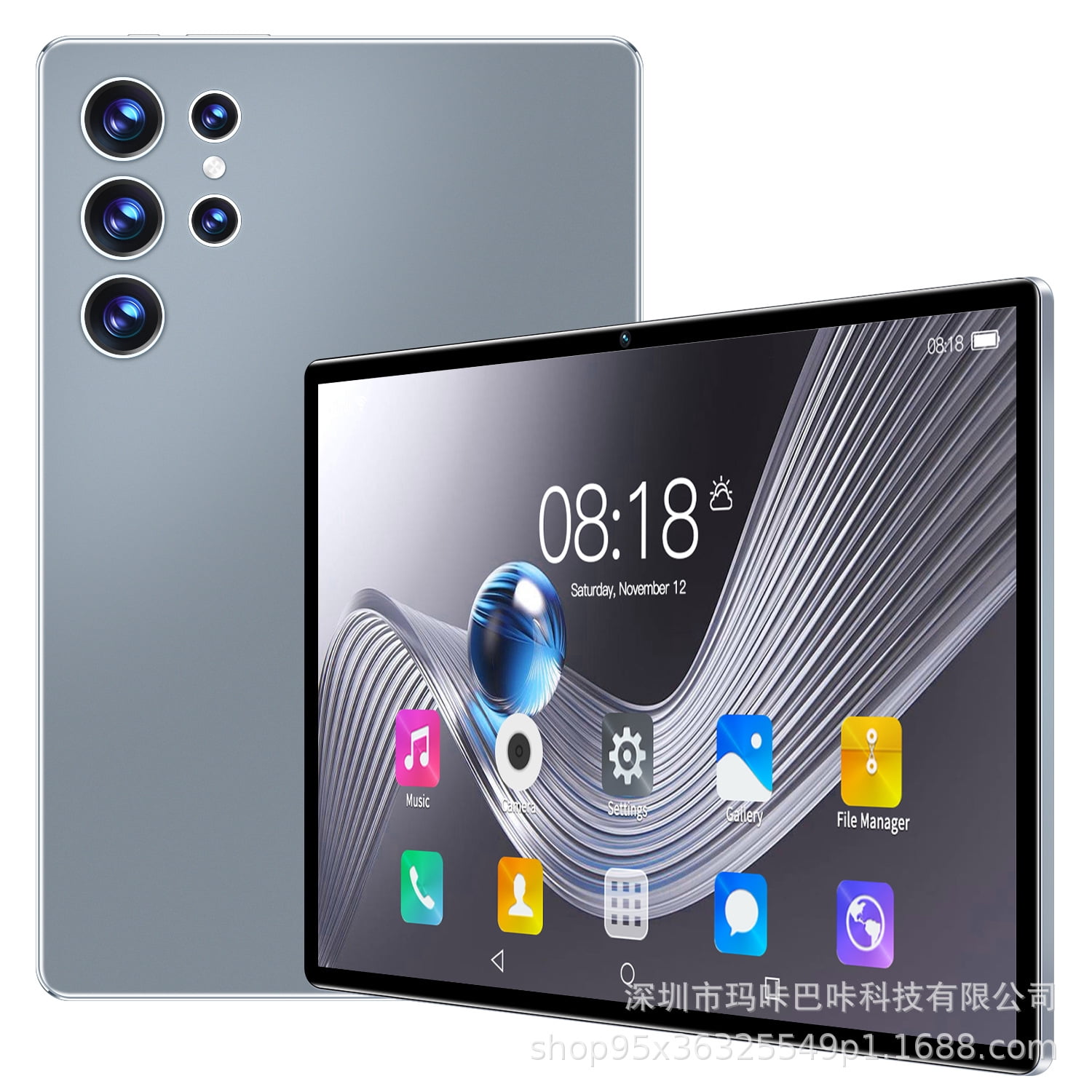 10.1 Inch Metal Android Tablet with OctaCore Processor 32GB SSD Dual ...