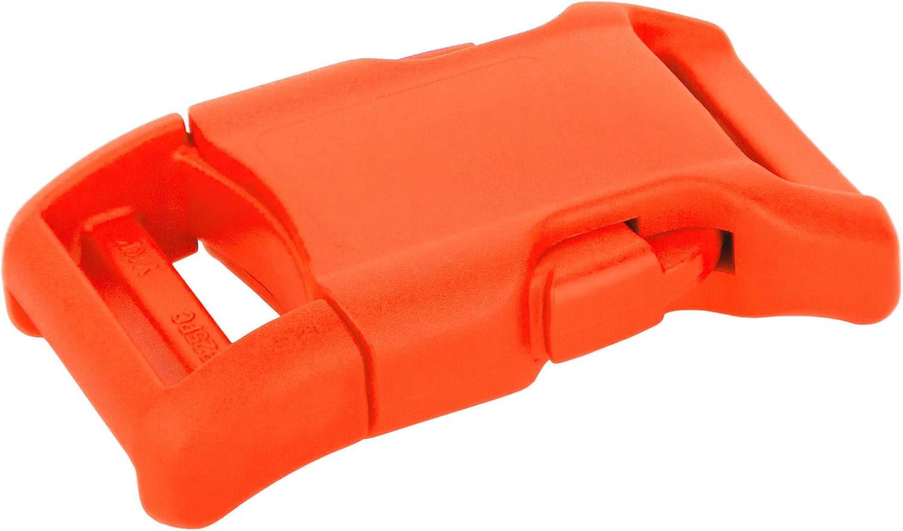 10-1 Inch Neon Orange Contoured Side Release Plastic Buckle - Walmart.com