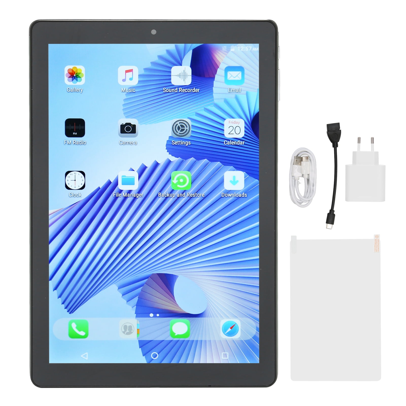 10.1 Inch Tablet HD Display 4GB RAM 64GB ROM Octa Core CPU 3 Card Slot ...