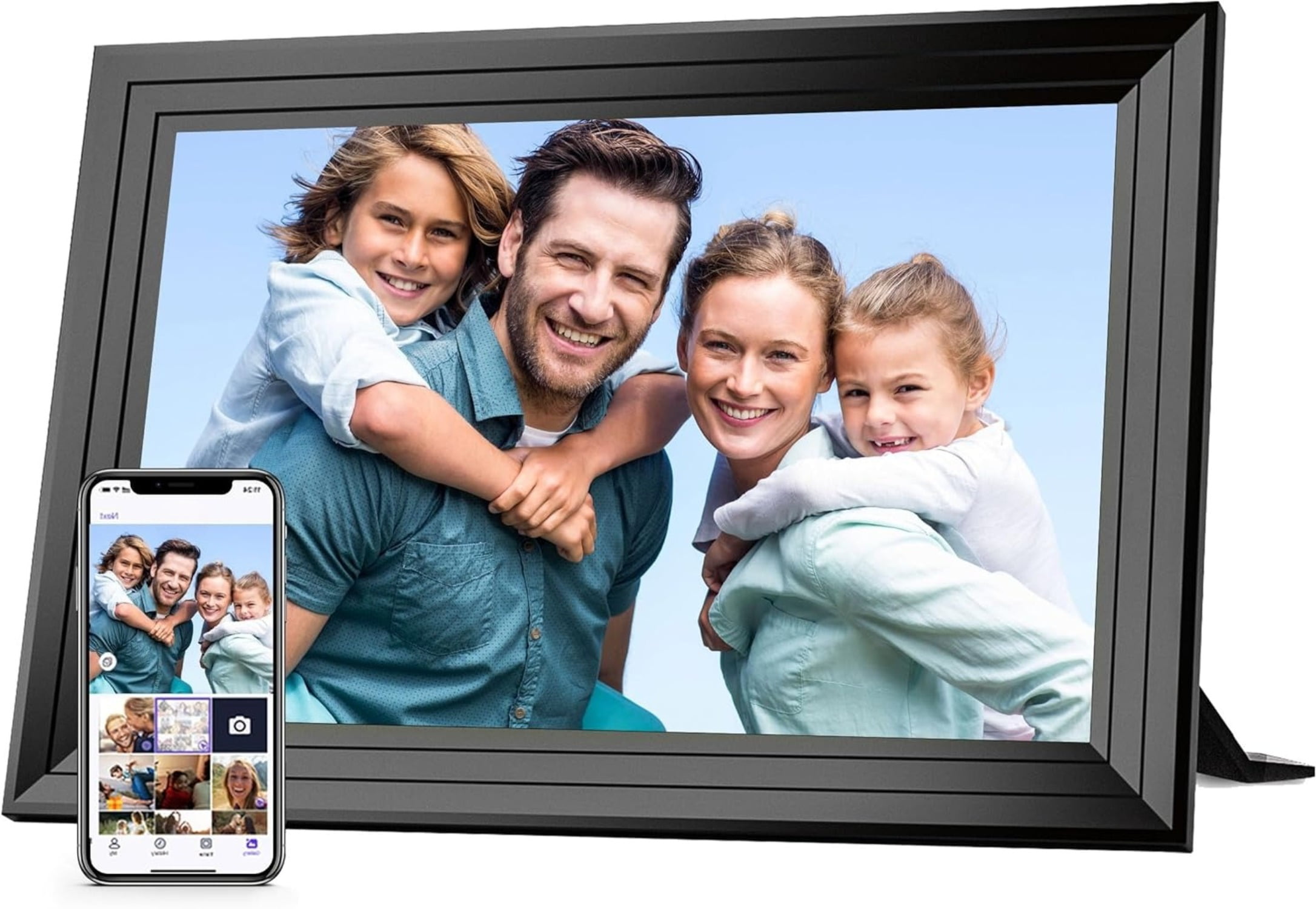 10.1 Inch Uhale Digital Picture Frame WiFi, HD IPS Touch Screen Photo ...