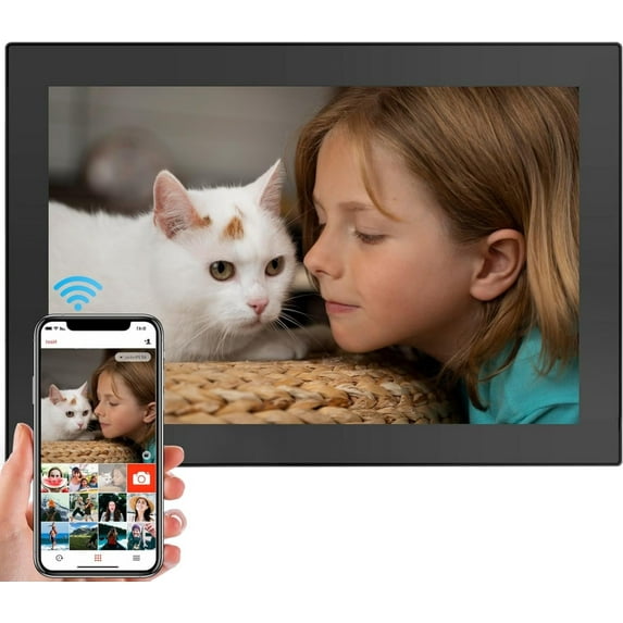 10.1 Inch WiFi Digital Picture Frame 1280x800 HD IPS Touch Screen ...