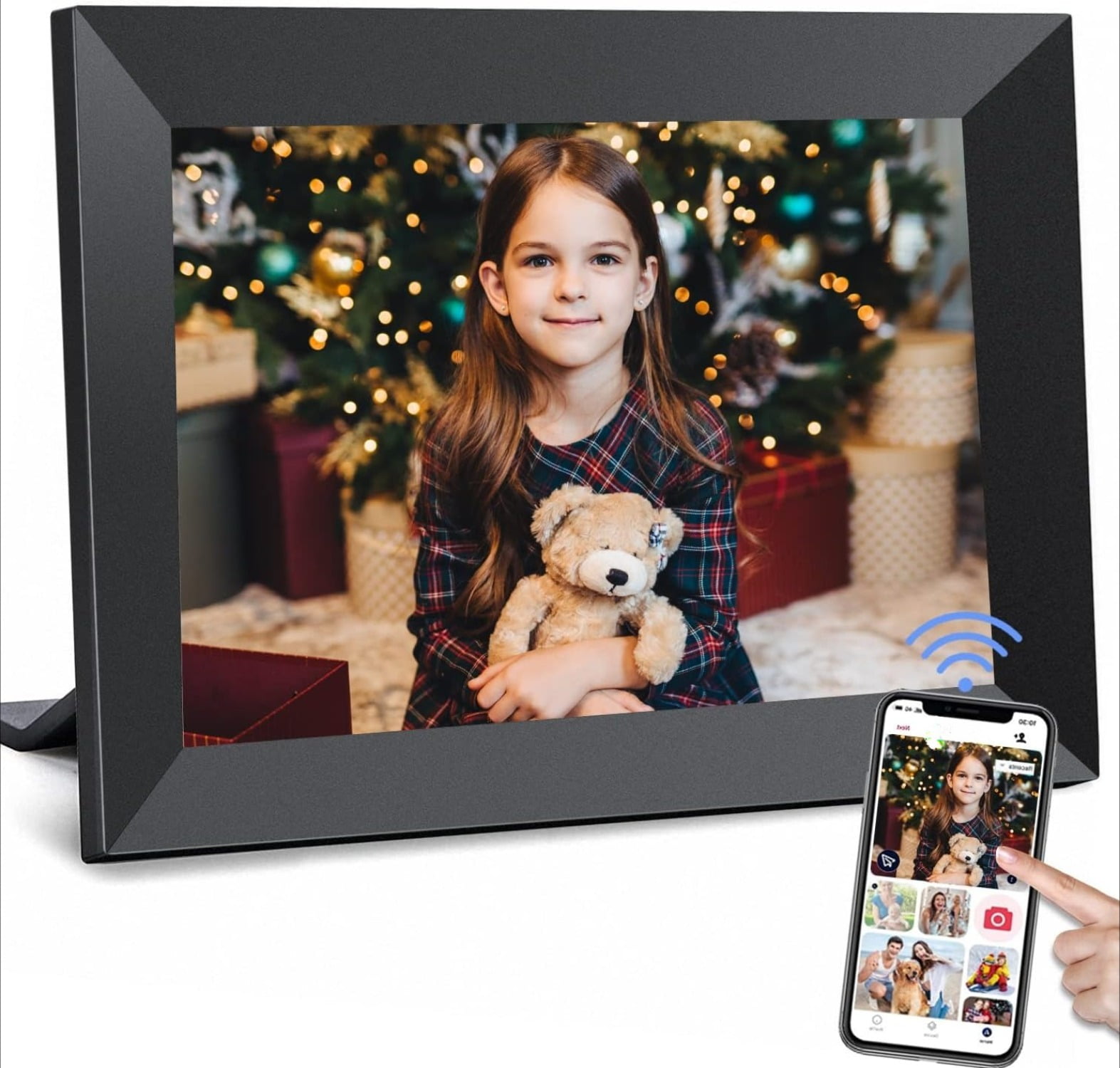 10.1 Inch WiFi Digital Picture Frame with 1280 * 800P IPS Touch Screen ...
