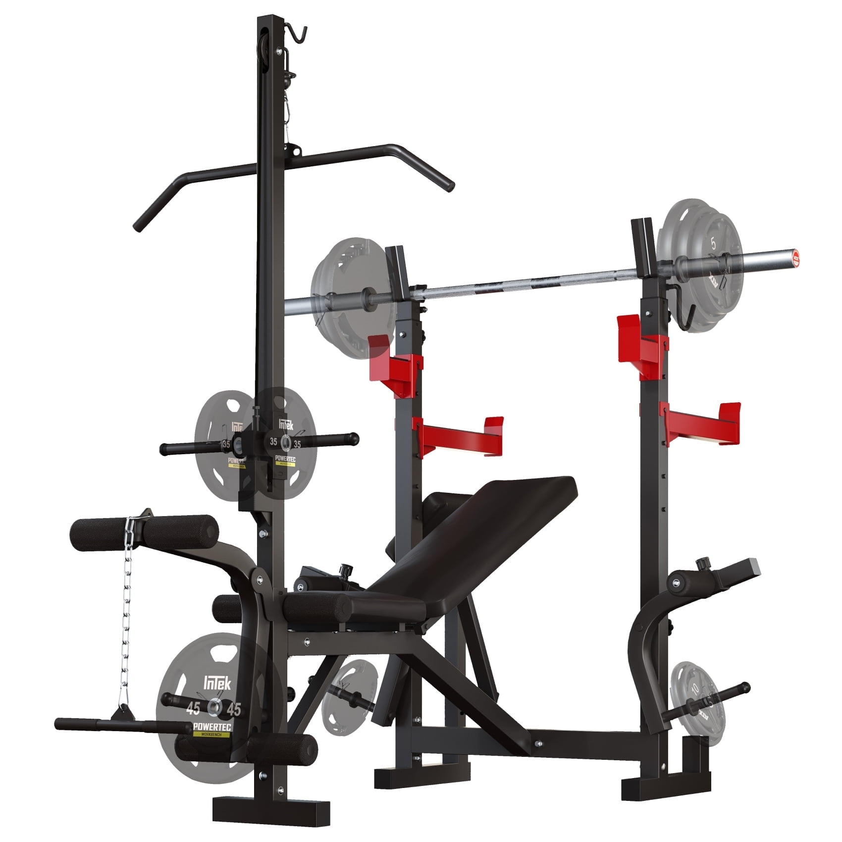 10 in 1 Olympic Weight Bench Set, 1000 LBS Heavy Duty Multi-Function ...