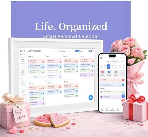 10.1’’ Smart Digital Calendar with Interactive Touch Screen, HD Display ...