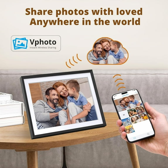 10.1'' WIFI Digital Picture Frame - 1280*800 HD IPS Touch Screen ...