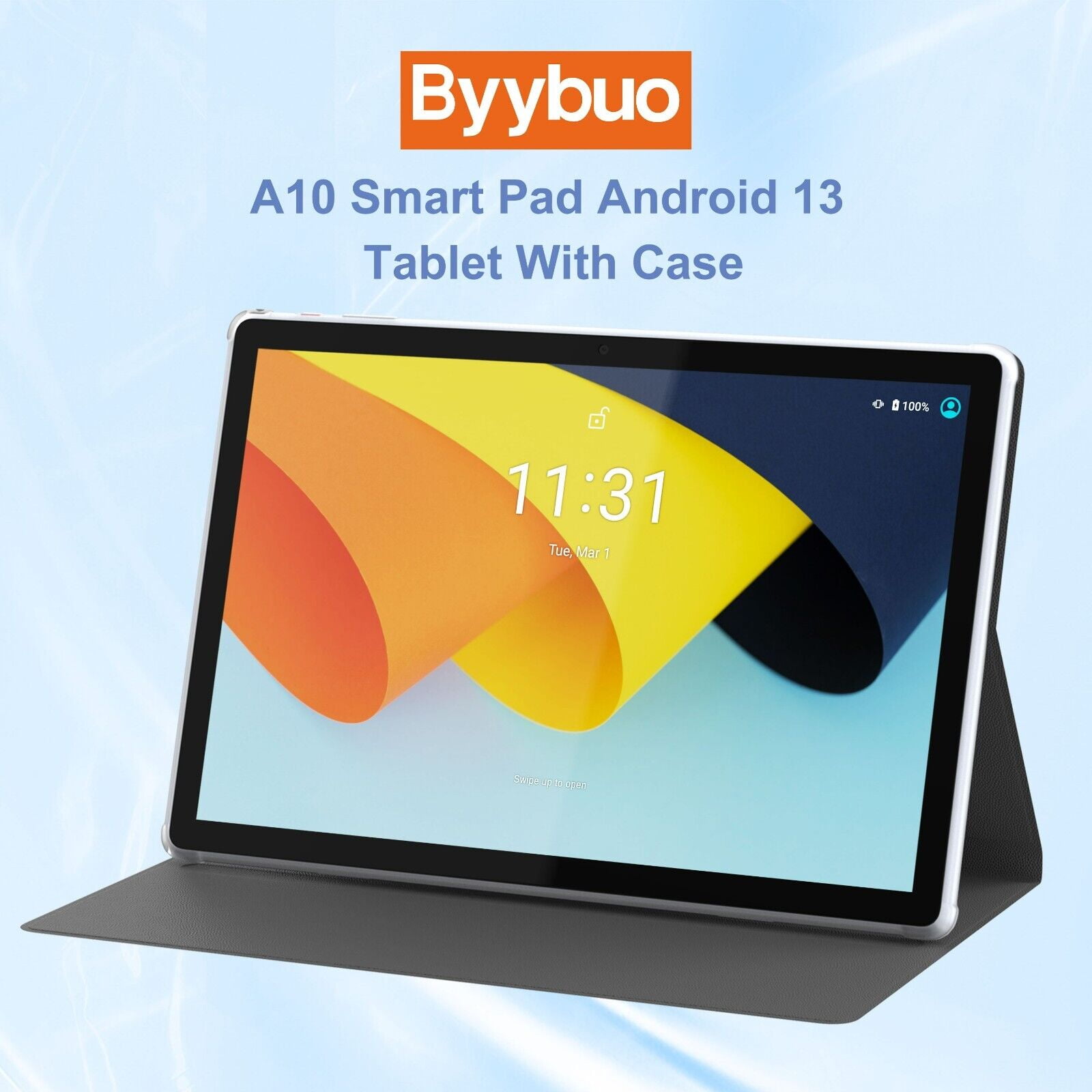 10.1" WIFI Tablet Android 13 4GB RAM 64GB ROM Quad-Core Dual Camera ...