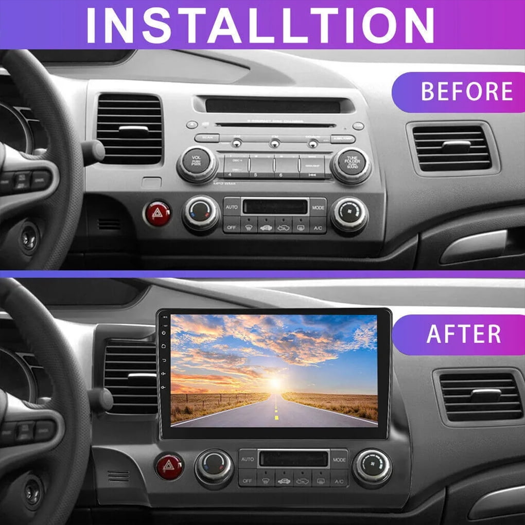 10.1-inch Android Car Stereo Radio with GPS, WiFi, RDS, 12LED Camera ...