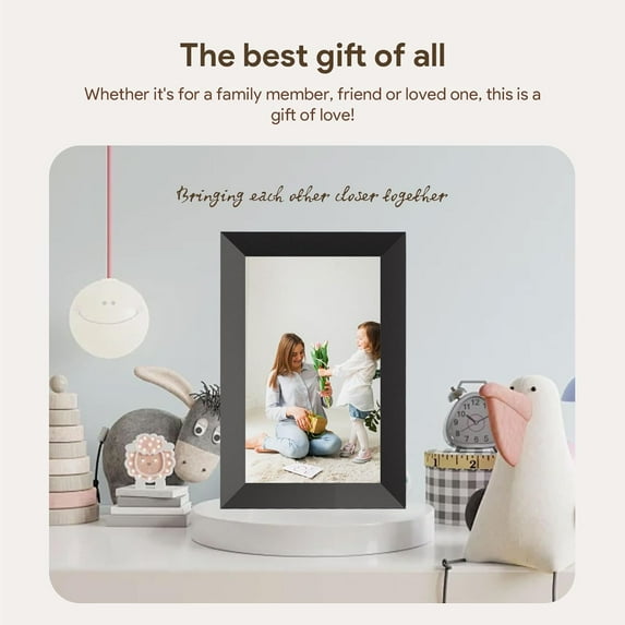 10.1-inch HD Digital Picture Frame, 16GB, Touch Screen, Auto-Rotate ...