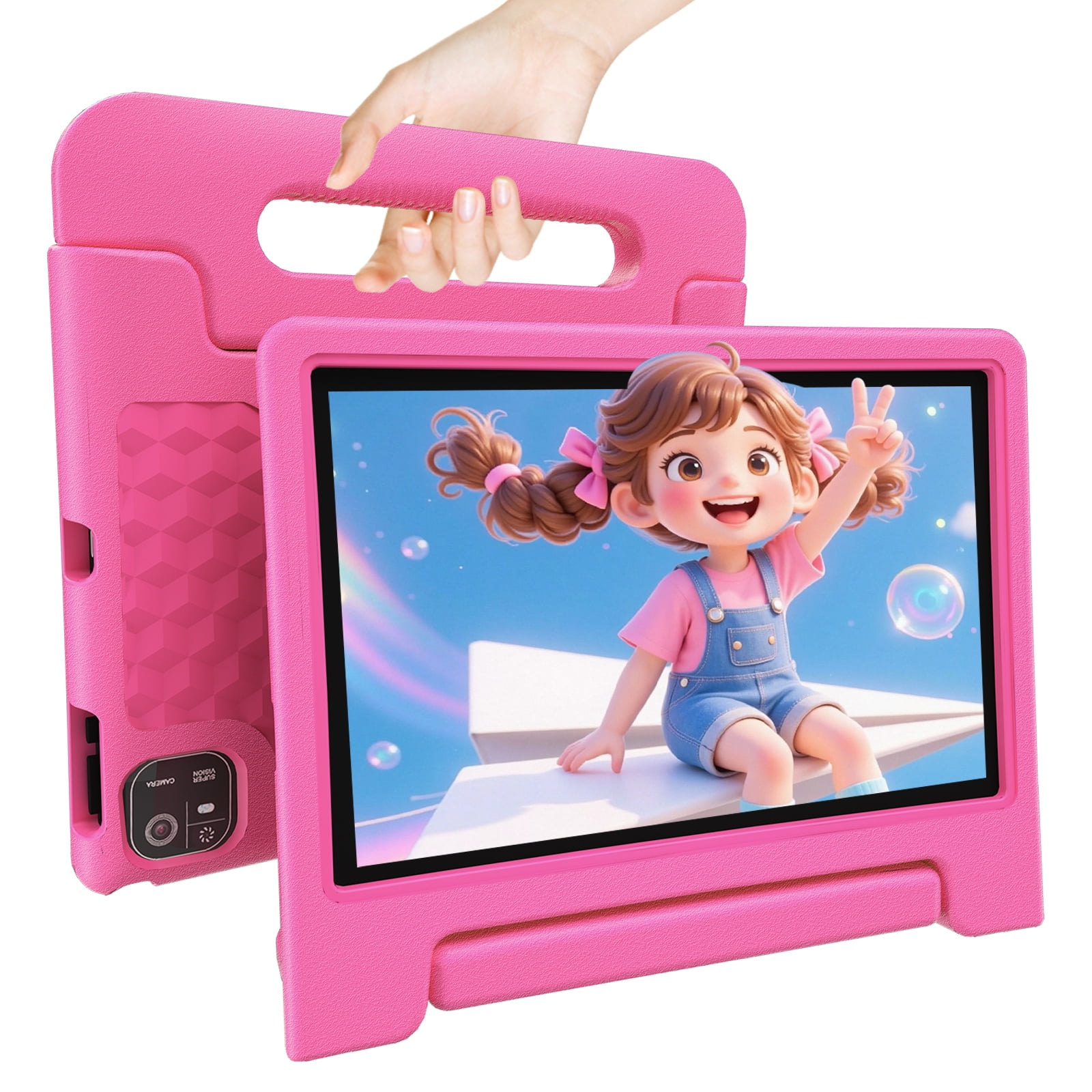 10.1 inch Kids Tablet Android 15 Tablets for Kids with EVA Protective ...