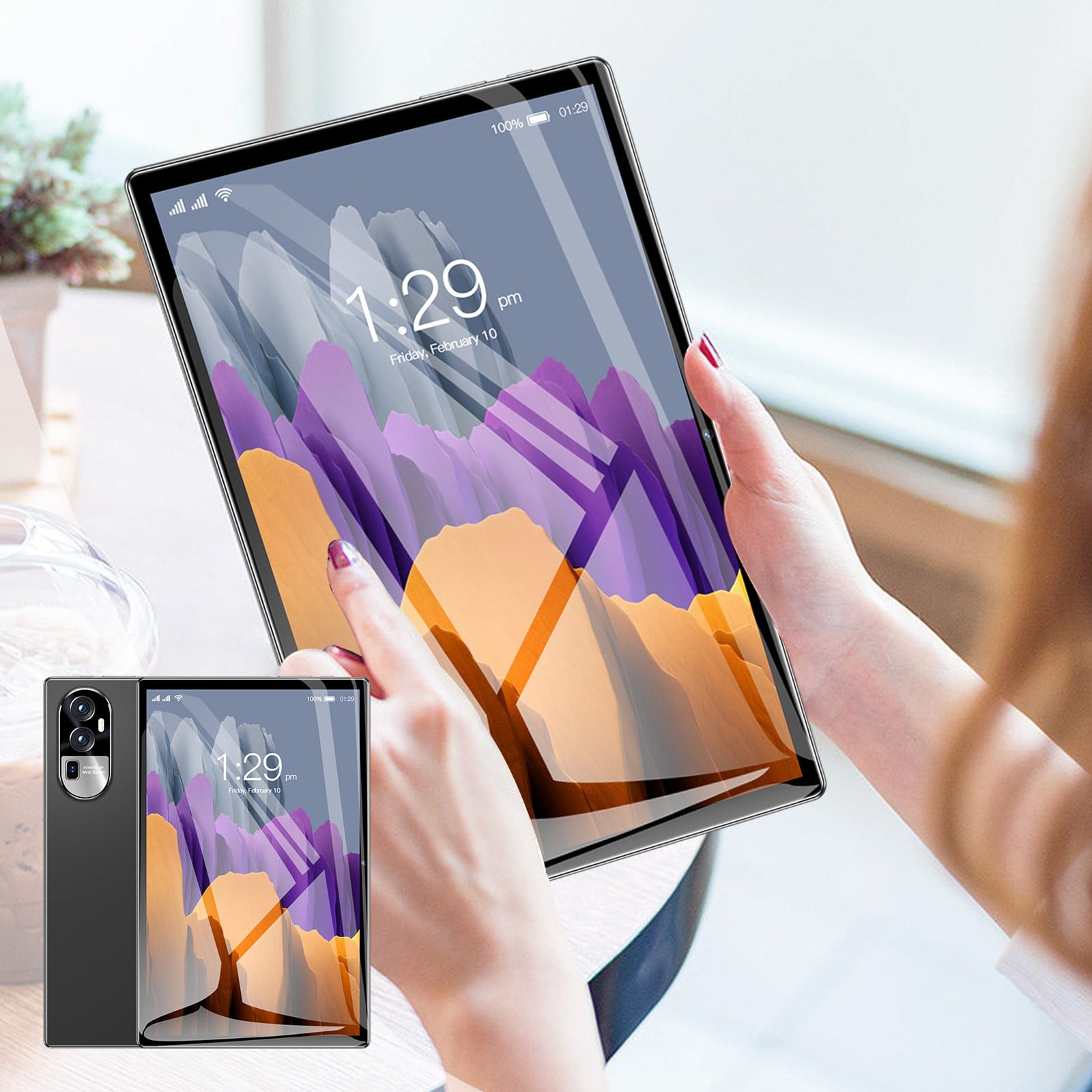 10.1-inch Tablet Bluetooth Game Learning Tablet Dual SIM Android 4G ...