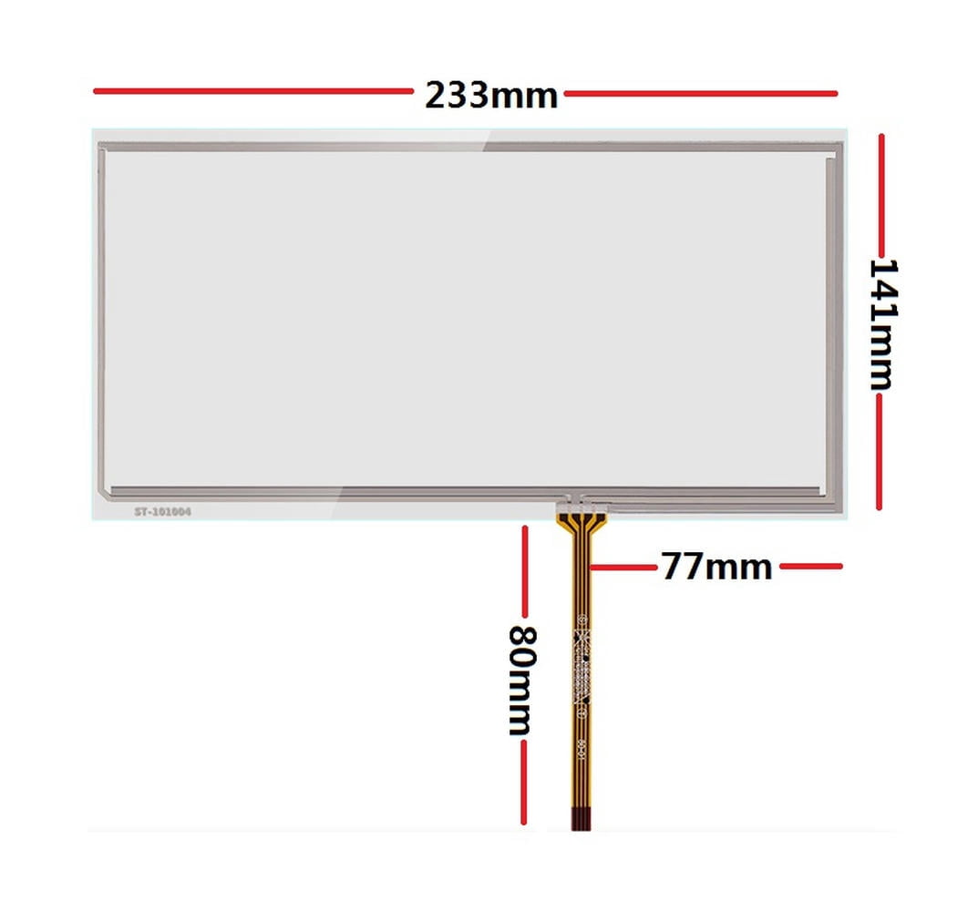 10.1 inch resistive touch screen four-wire industrial touch screen 4 ...