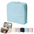 10*10*3.9 IN Stylish Handheld Partitioned Cosmetic Bag, Large Capacity ...