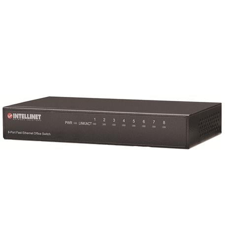 10/100 8 Port Switch- Desk- Metal Switches - Walmart.com