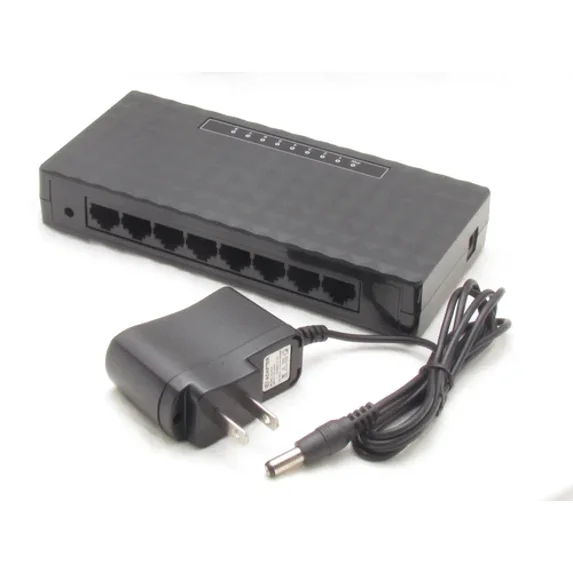10/100 Mbps 8 Port Fast Ethernet Lan Desktop Rj45 Network Switch Hub ...