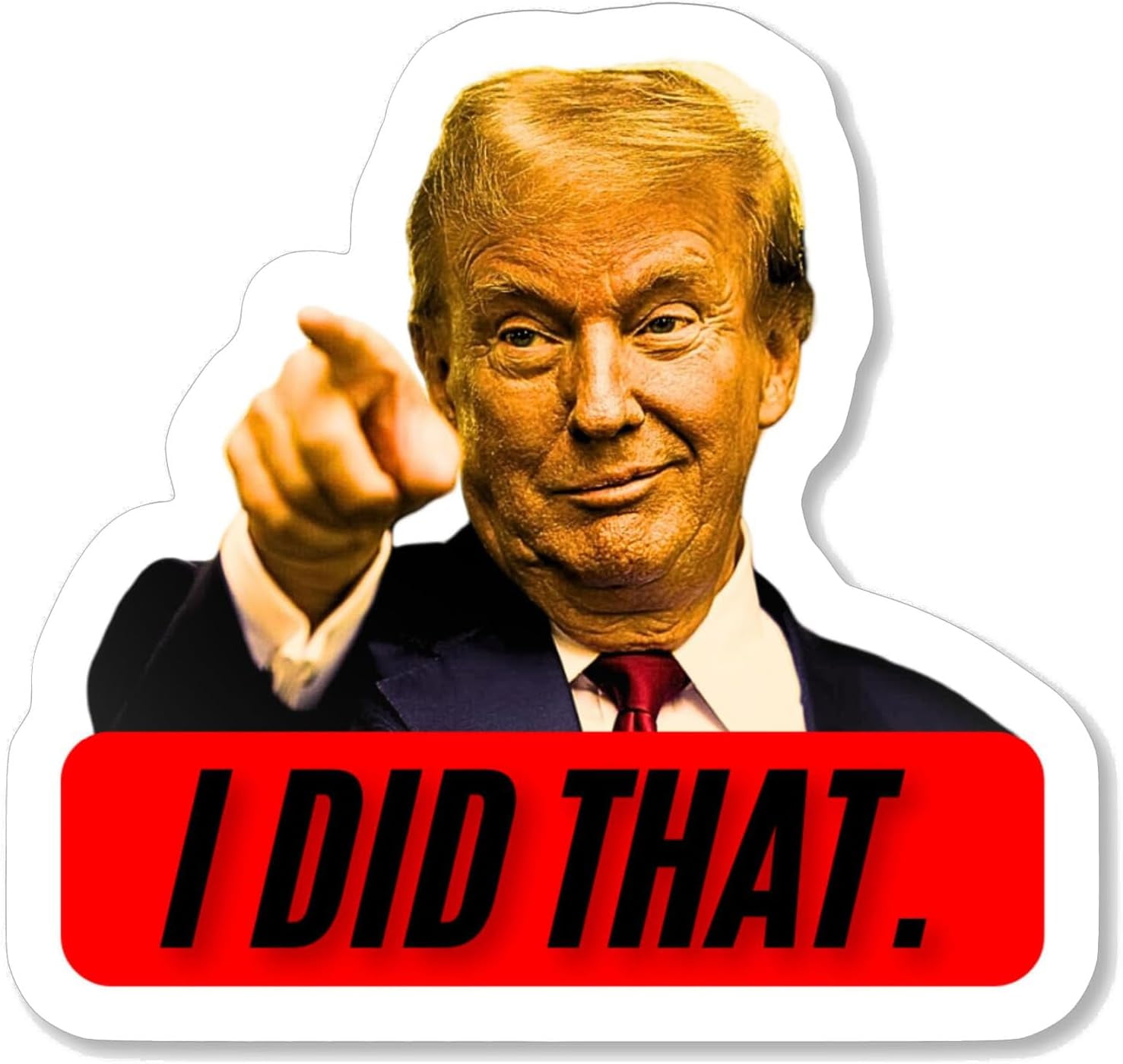 10/100 Pack Trump I Did That Stickers, I Did That Trump Stickers Laptop ...