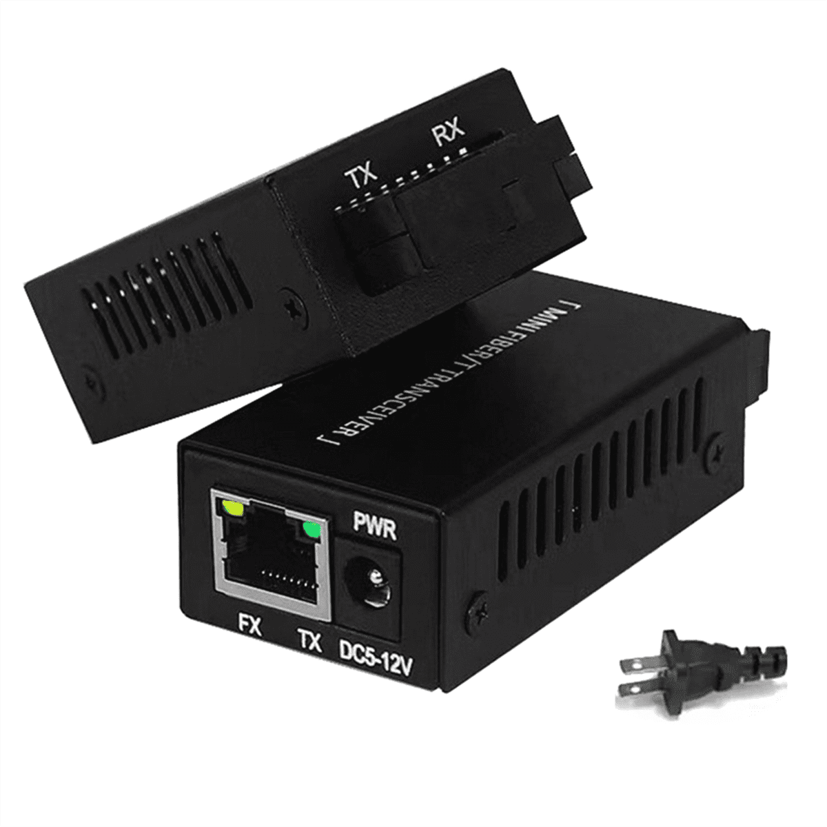 10/100M Mini Fiber Media Converter Fibra Optic 20KM SC Connector Single ...