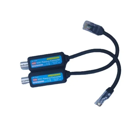 10/100Mbps Transmission Cables 1 Pair IP Passive Extender Over Coax ...