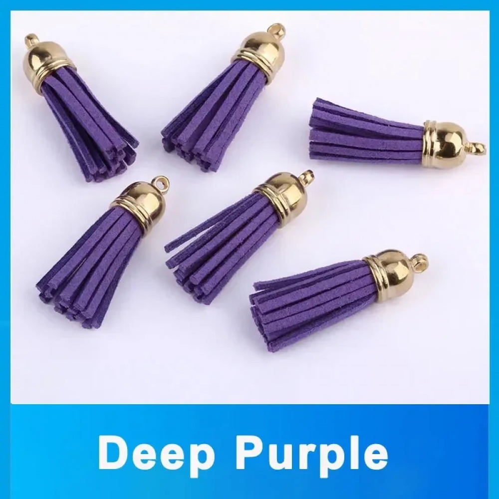 10-100Pcs Keychain Tassels Bulk Leather Tassels for Jewelry Making ...