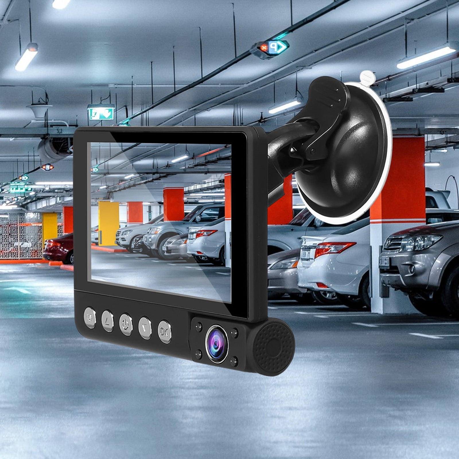 Under 10, 1080P Front Rear Car Dash Cam, 3-Way Vehicle Camera, IR Night ...