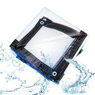 Clear Tarps Heavy Duty 14Mil Waterproof Double Sided Tarps with ...