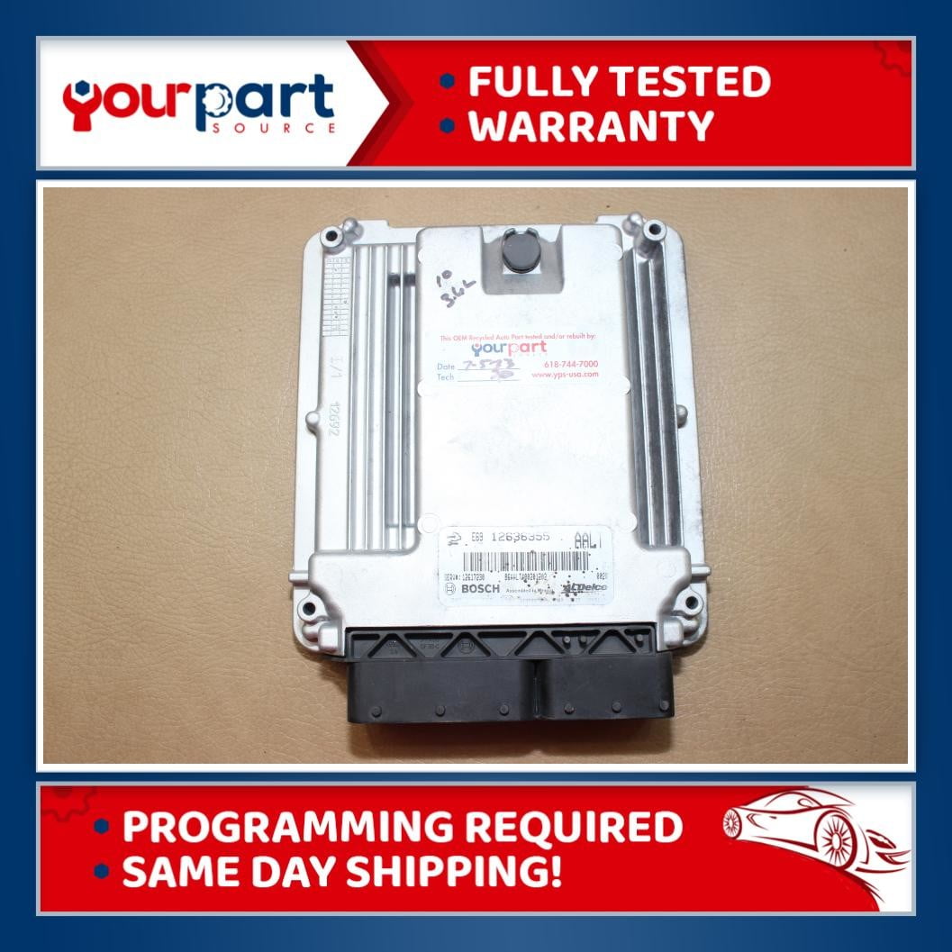 10-11 3.6L TRAVERSE CAMARO ACADIA PCM ECU ECM ENGINE COMPUTER 12636355 ...