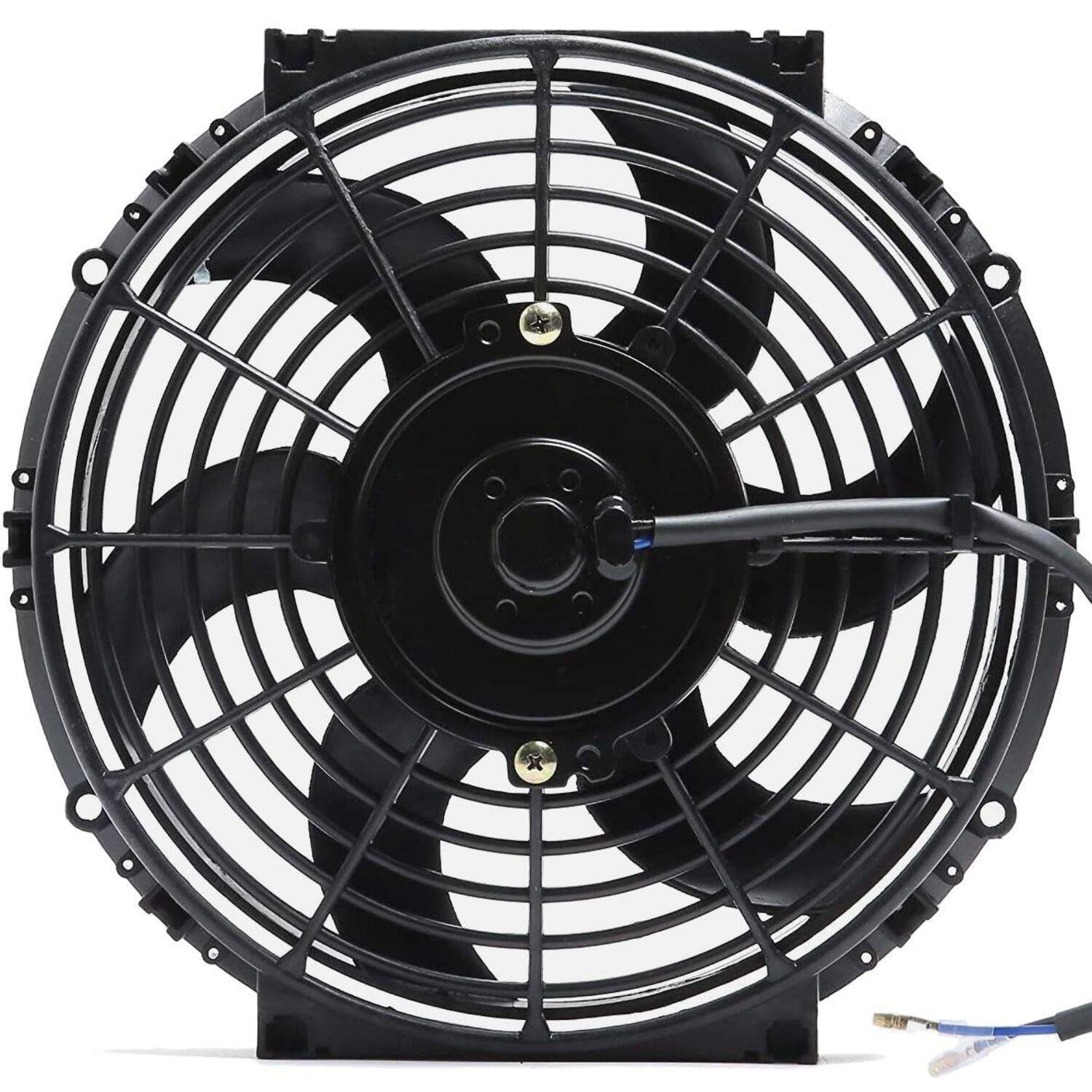 10-11 Inch 90W Motor 12 Volt Reversible Electric Radiator Cooling Fan ...