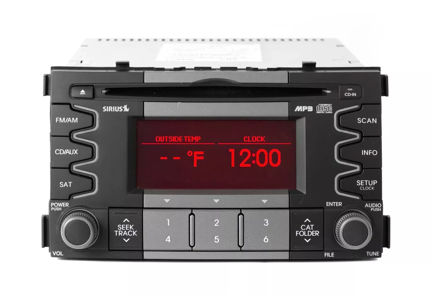 10 11 Kia Soul Sirius Radio Stereo Mp3 Cd Player 96140-2K200AMAE ...