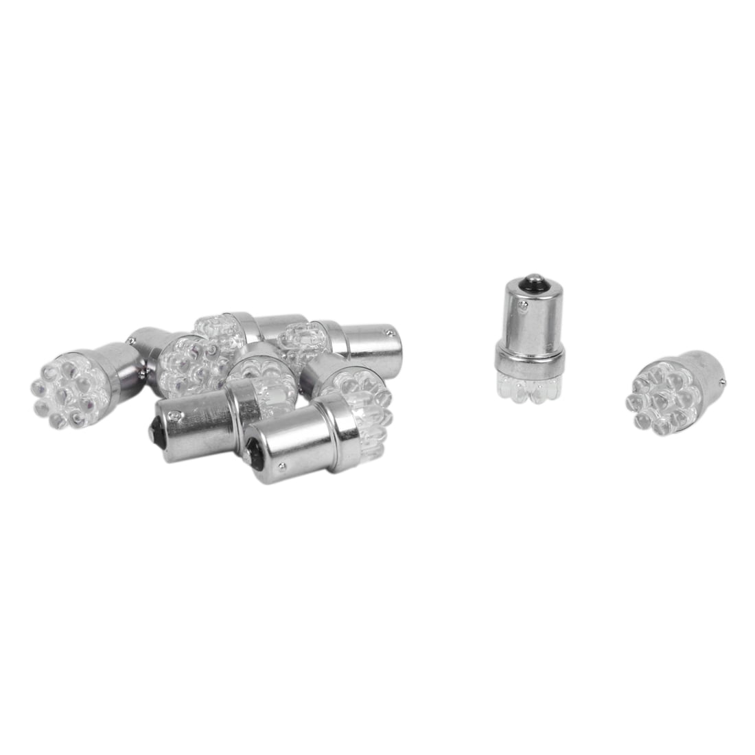 10 1156 382 1093 BA15S P21W White 9 LED Tail Stop Parking Light Bulb ...