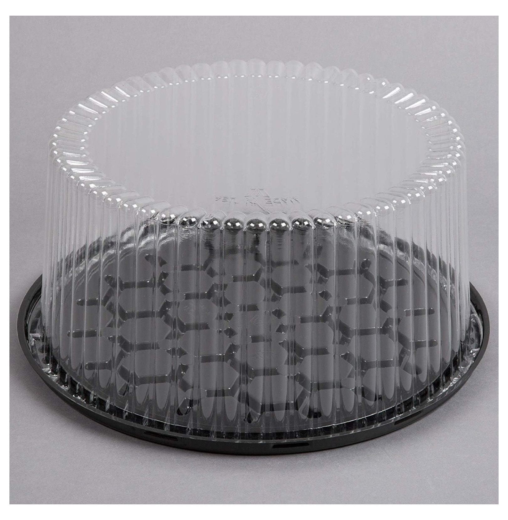 10-11inch Cake Double Layer Clear Cake Container Dome and Base Carry ...